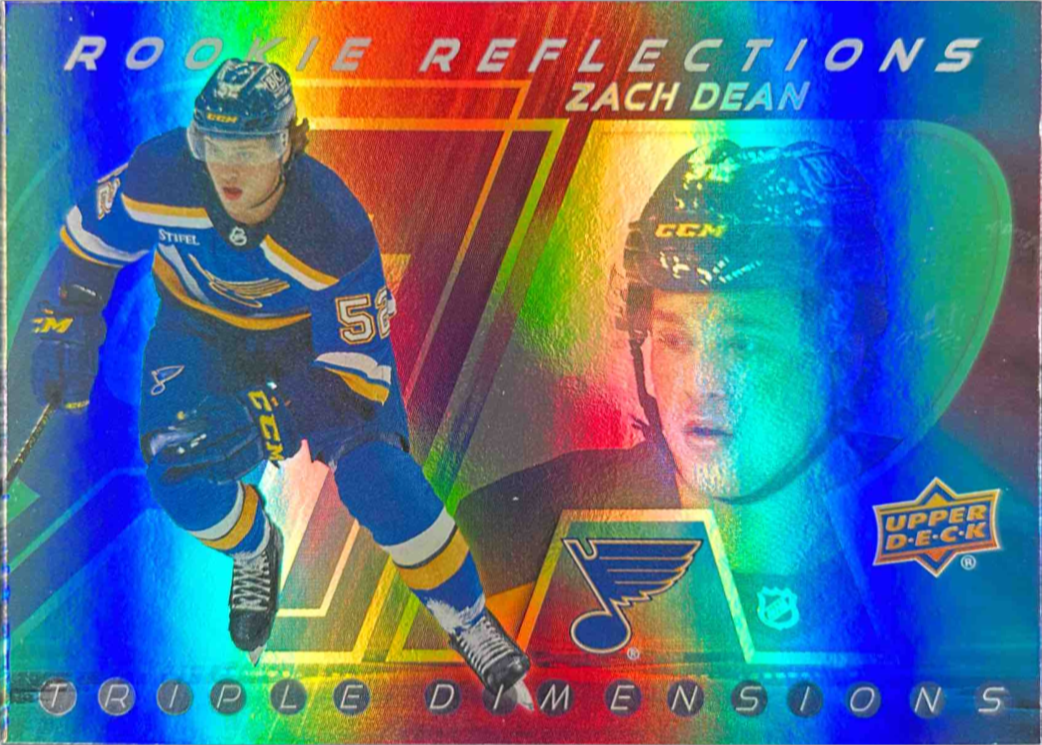 Zach Dean 2024 Upper Deck Extended Series #RR-7 Rookie Reflections ...