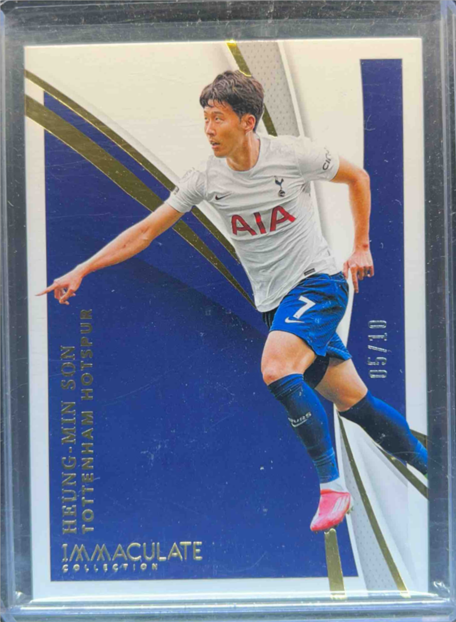 Heung-Min Son 2021 Immaculate #179 Gold /10 Price Guide - Sports Card Investor