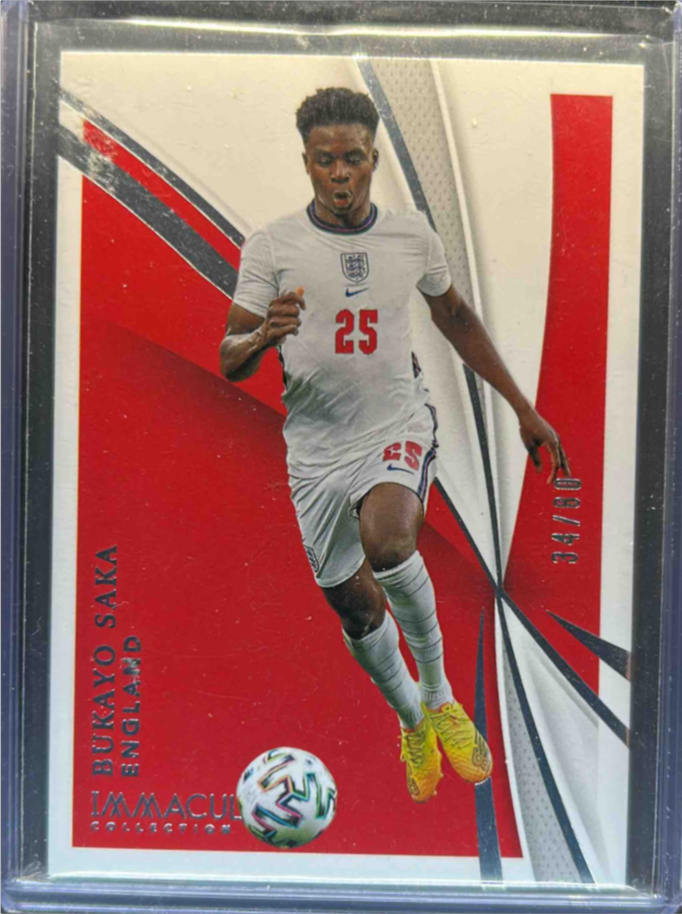 Bukayo Saka 2021 Immaculate #38 Base /80 Price Guide - Sports Card Investor