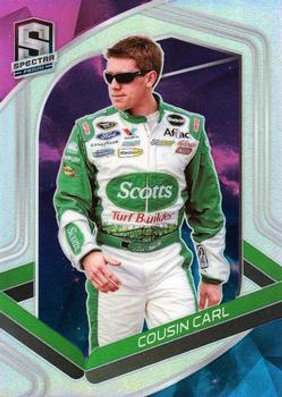 Carl Edwards 2021 Chronicles NASCAR #24b Spectra - Nebula /1 Price ...