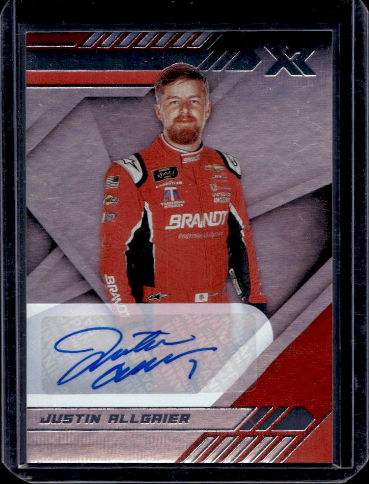 Justin Allgaier 2021 Chronicles NASCAR #11 XR Autographs Price Guide ...