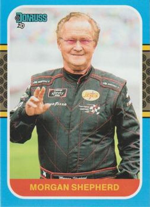 Morgan Shepherd 2020 Donruss NASCAR #167 Carolina Blue Price Guide ...