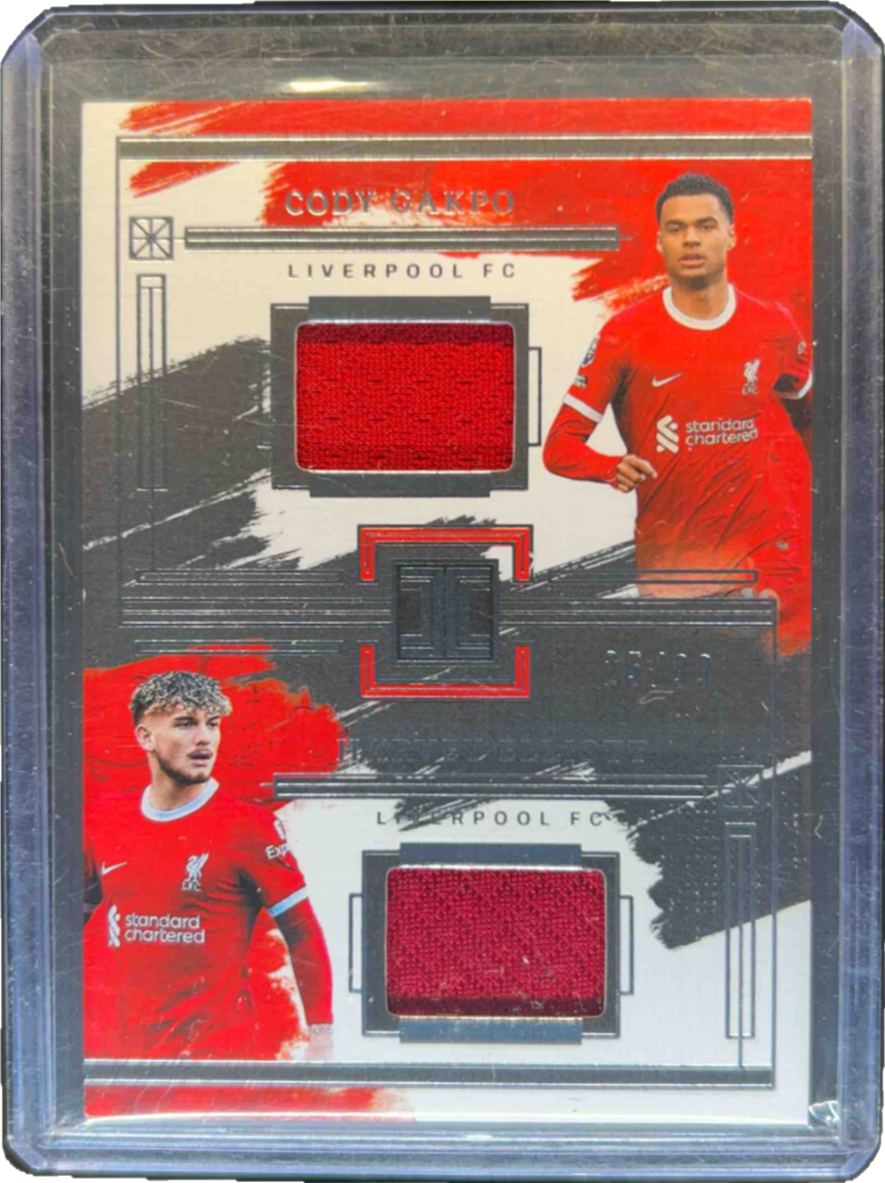 Cody Gakpo / Harvey Elliott 2023 Impeccable Premier League #ID-CH Impeccable Dual Materials ...