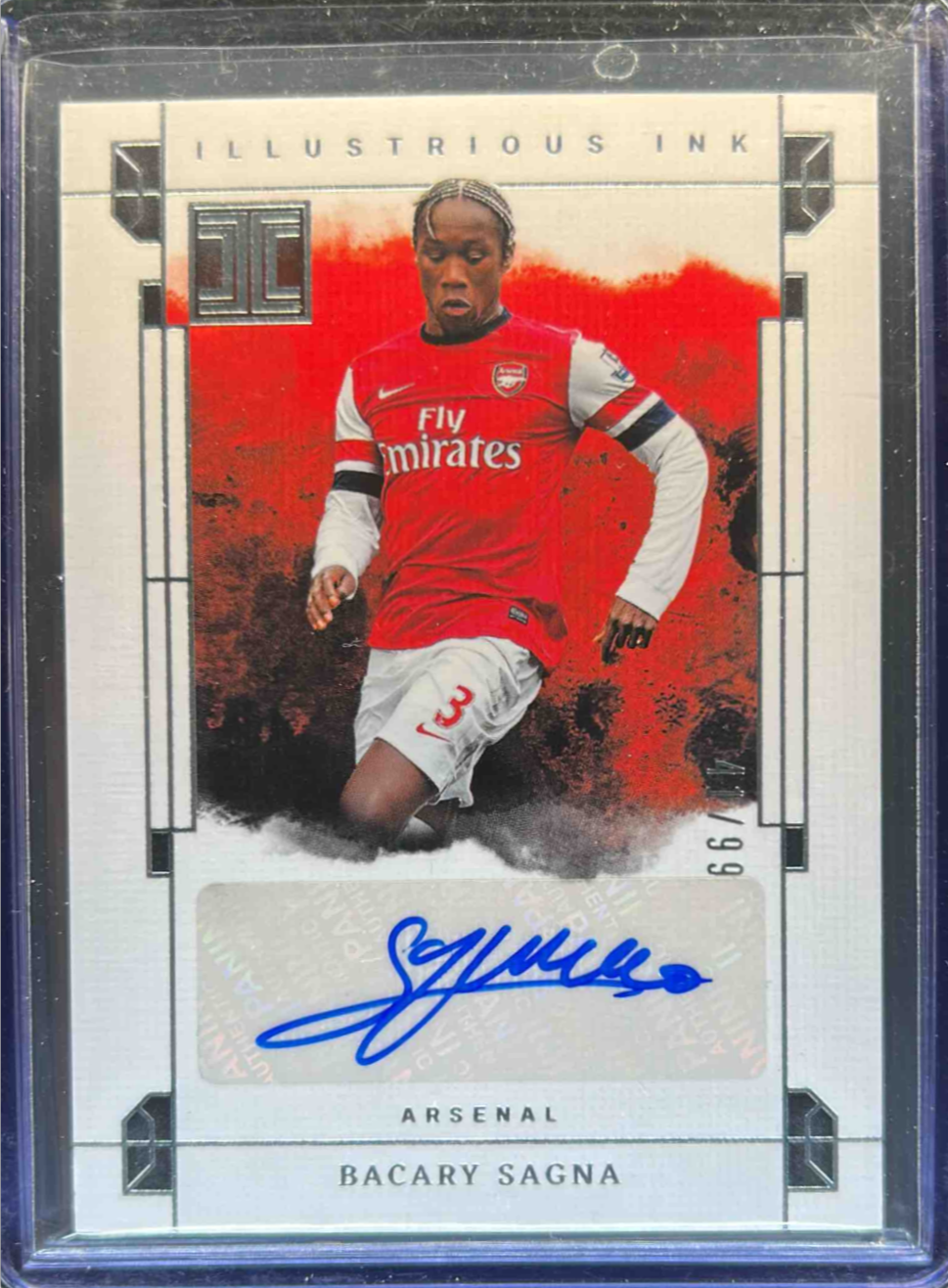 Bacary Sagna 2023 Impeccable Premier League #IN-BS Illustrious Ink /10 ...