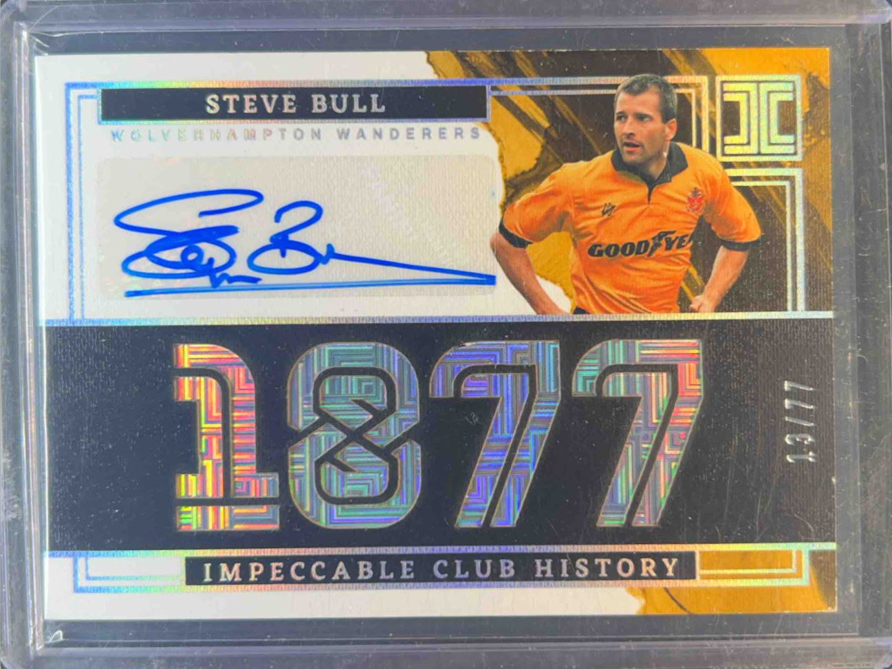 Steve Bull 2022 Impeccable Premier League #CH-SB Impeccable Club ...