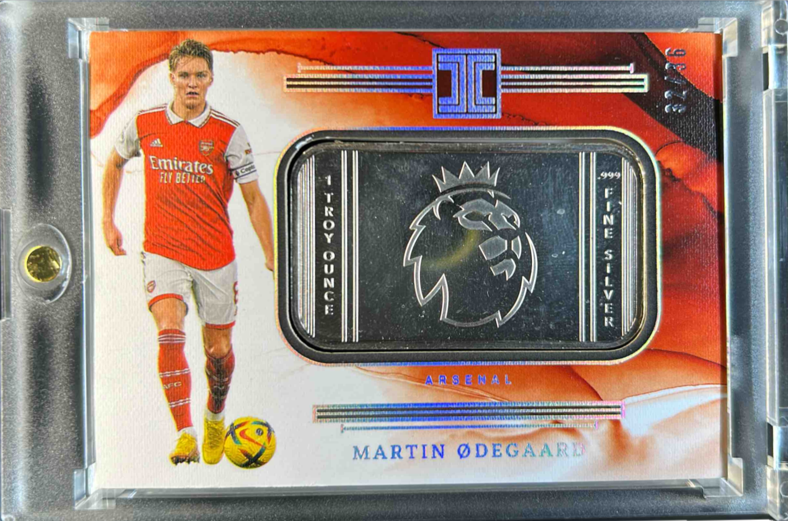 Martin Odegaard 2022 Impeccable Premier League #6 Premier League Logo ...