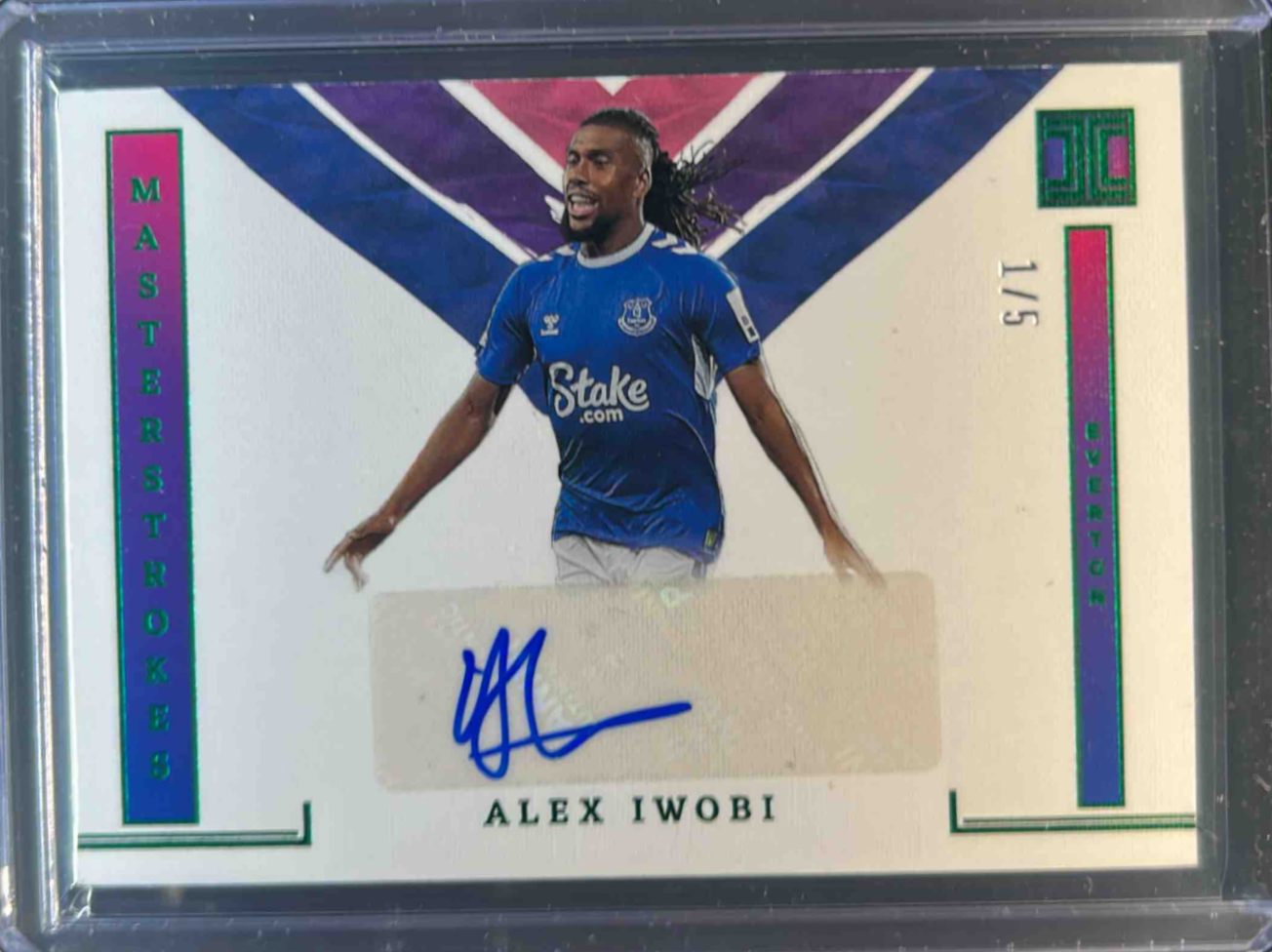 Alex Iwobi 2022 Impeccable Premier League #MS-AIW Masterstrokes ...