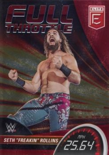 Seth Rollins 2023 Elite WWE #5 Full Throttle - Red /99 Price Guide ...