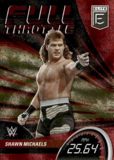 Shawn Michaels 2023 Elite WWE #3 Full Throttle - Red /99 Price Guide ...