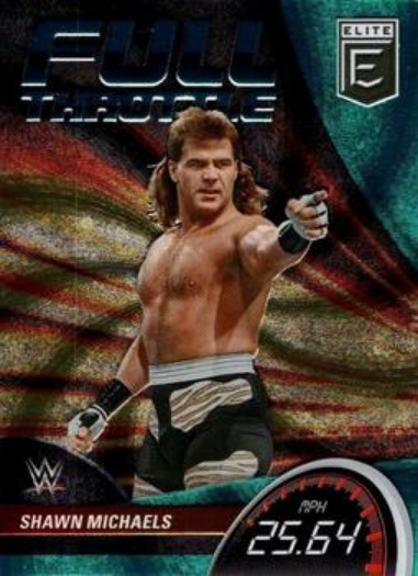 Shawn Michaels 2023 Elite WWE #3 Full Throttle - Teal /25 Price Guide ...