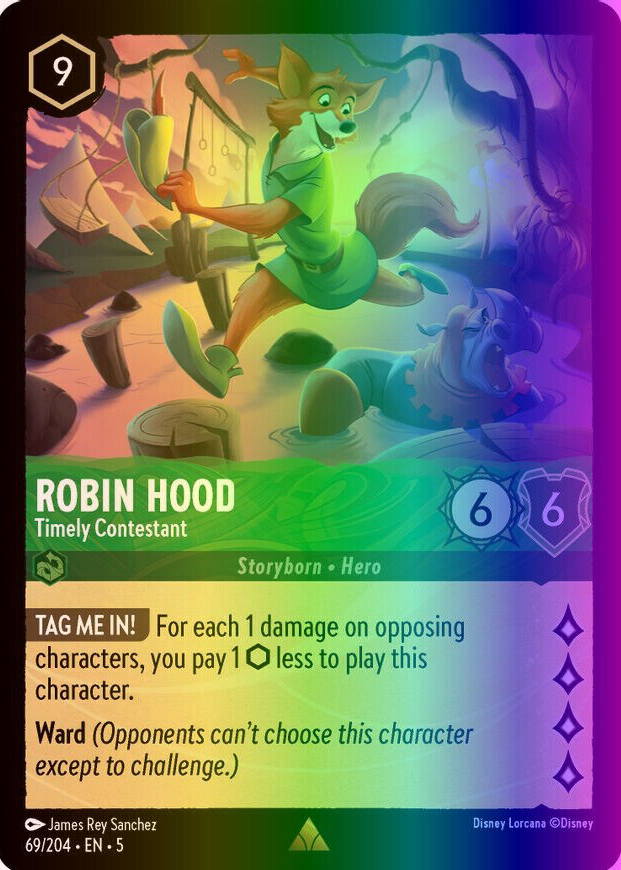 Robin Hood - Timely Contestant Disney Lorcana Cards Price Guide ...