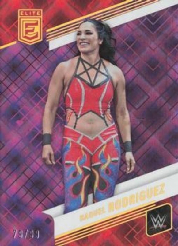 Raquel Rodriguez 2023 Elite WWE #42 Purple /99 Price Guide - Sports ...