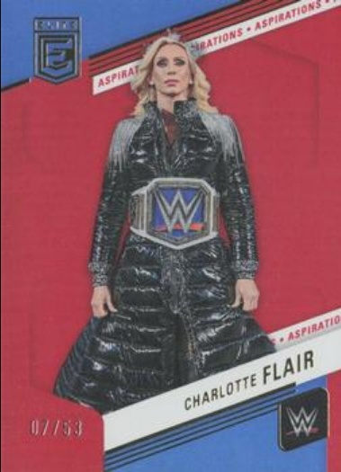 Charlotte Flair 2023 Elite WWE #46 Aspirations /53 Price Guide - Sports ...
