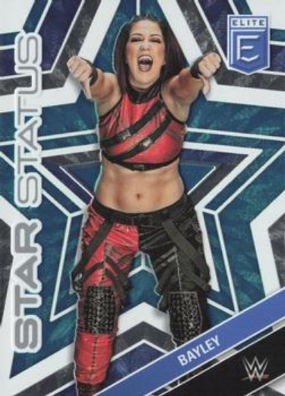 Bayley 2023 Elite WWE #11 Star Status - Teal /25 Price Guide - Sports ...