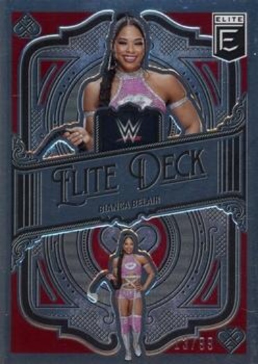 Bianca Belair 2023 Elite WWE #4 Elite Deck - Red /99 Price Guide ...