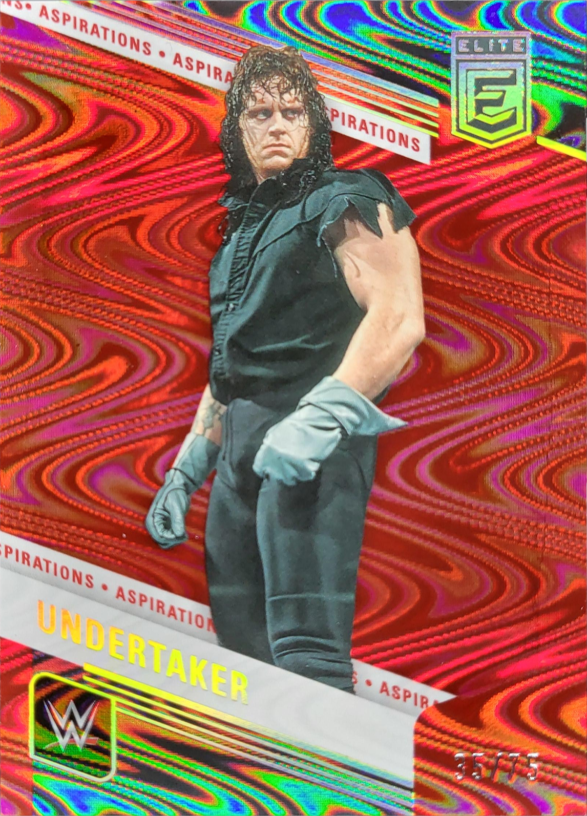 Undertaker 2023 Elite WWE #104 Aspirations Swirl /75 Price Guide ...