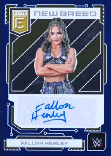 Fallon Henley 2023 Elite WWE #NB-FHL New Breed Autographs - Blue /25 ...
