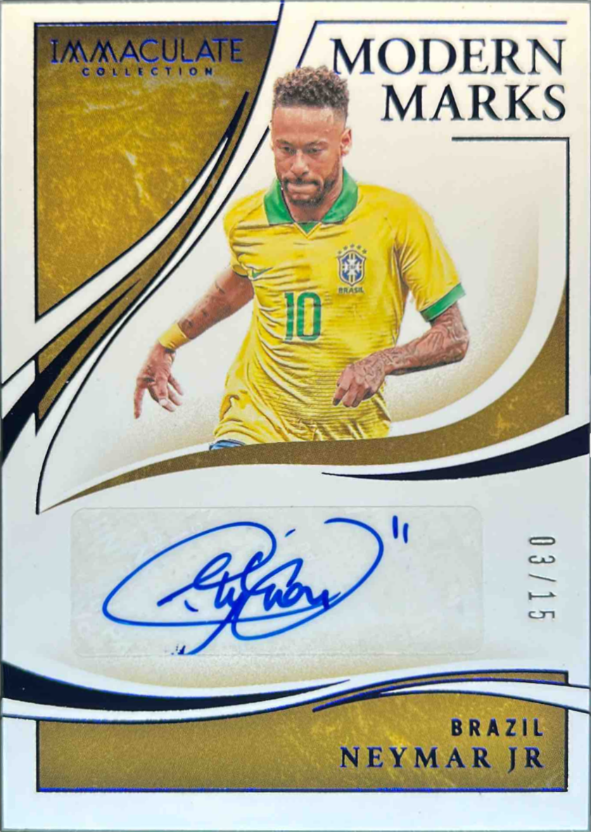 Neymar Jr. 2020 Immaculate #MM-NJR Modern Marks - Sapphire /25 Price ...