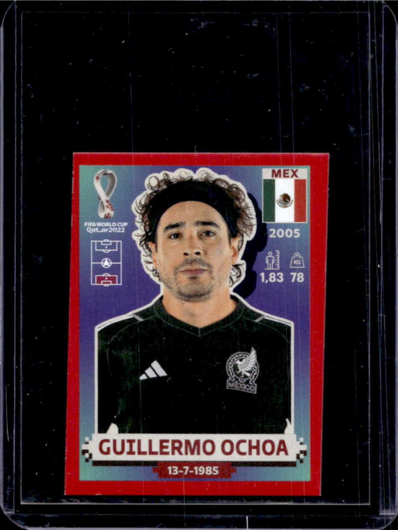 Guillermo Ochoa 2022 Panini World Cup Stickers #MEX3 Red (1:26) Price ...