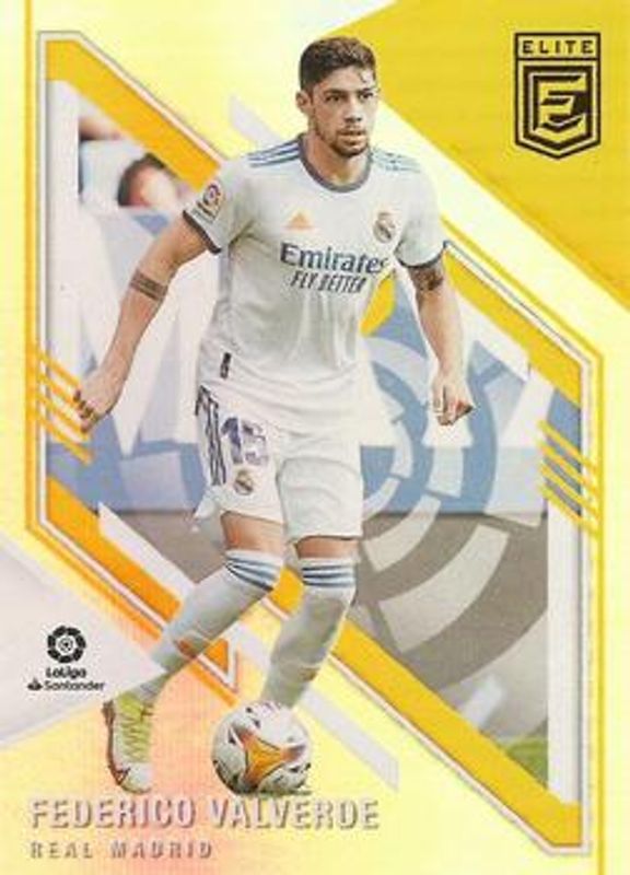 Federico Valverde 2021 Donruss Elite LaLiga Santander #134 Base Price ...