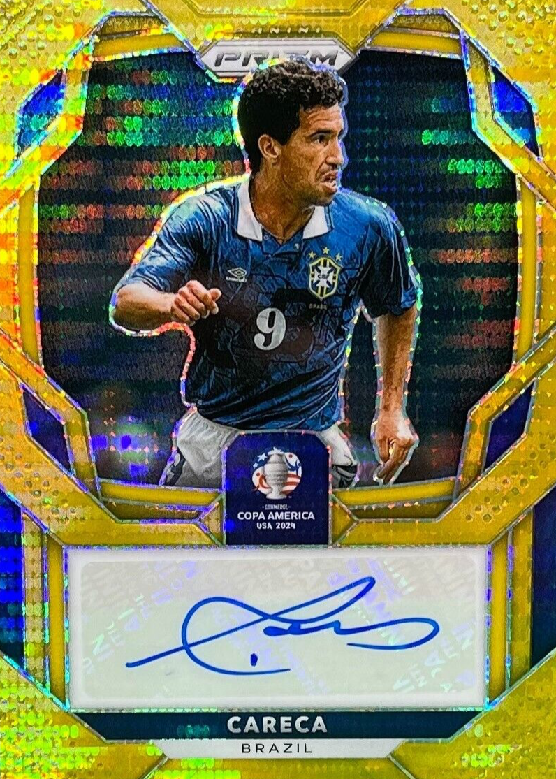 Careca 2024 Prizm Copa America #S-C Signatures - Gold Pulsar (/10 ...