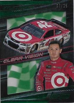 Kyle Larson 2017 Torque NASCAR #17 Clear Vision Green /25 Price Guide ...