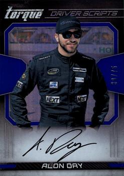 Alon Day 2017 Torque NASCAR #DS-AD Driver Scripts Blue /75 Price Guide ...