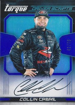 Collin Cabre 2017 Torque NASCAR #DS-CC Driver Scripts Blue /75 Price ...