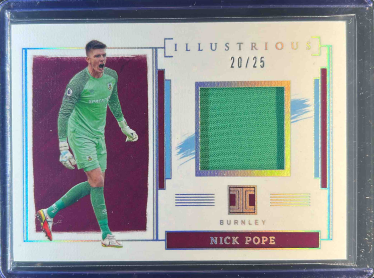 Nick Pope 2021 Impeccable Premier League #IL-NP Illustrious Memorabilia ...