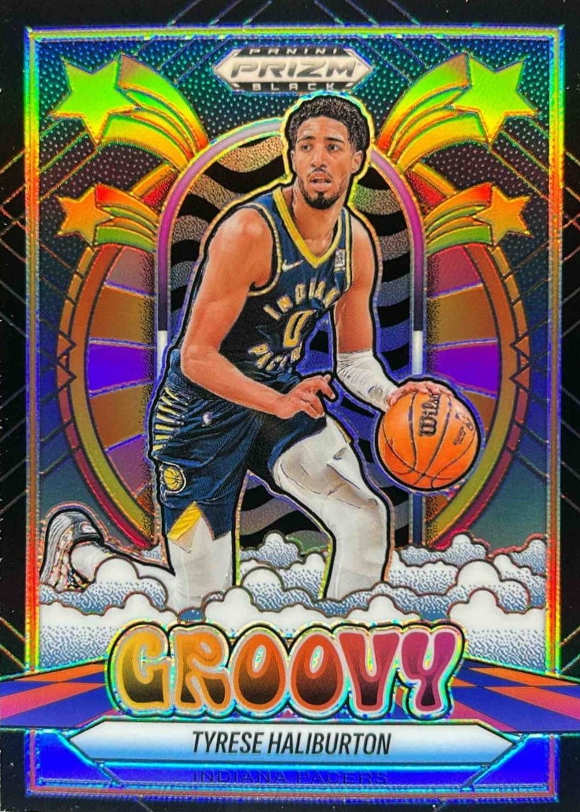 Tyrese Haliburton 2024 Prizm Black #20 Groovy /(SSP) Price Guide ...