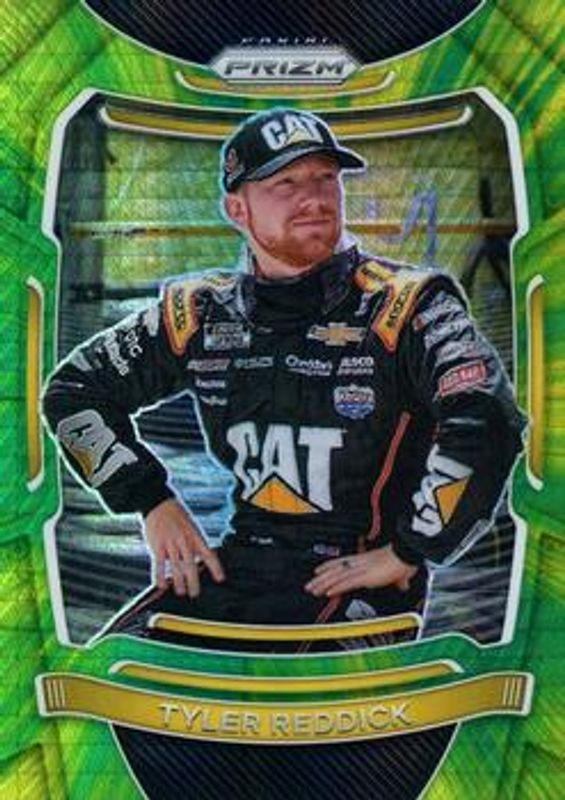 Tyler Reddick 2021 Prizm NASCAR #1 Hyper Green & Yellow Price Guide ...