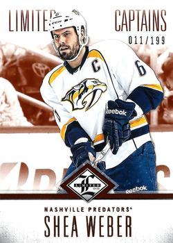 Shea Weber 2012 Limited #166 Base /499 Price Guide - Sports Card Investor