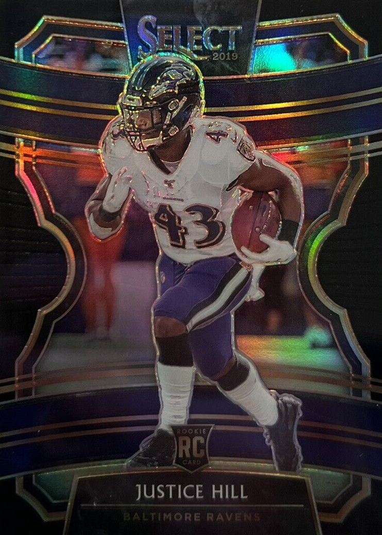 Justice Hill 2019 Select #28 Concourse Black /1 Price Guide - Sports ...