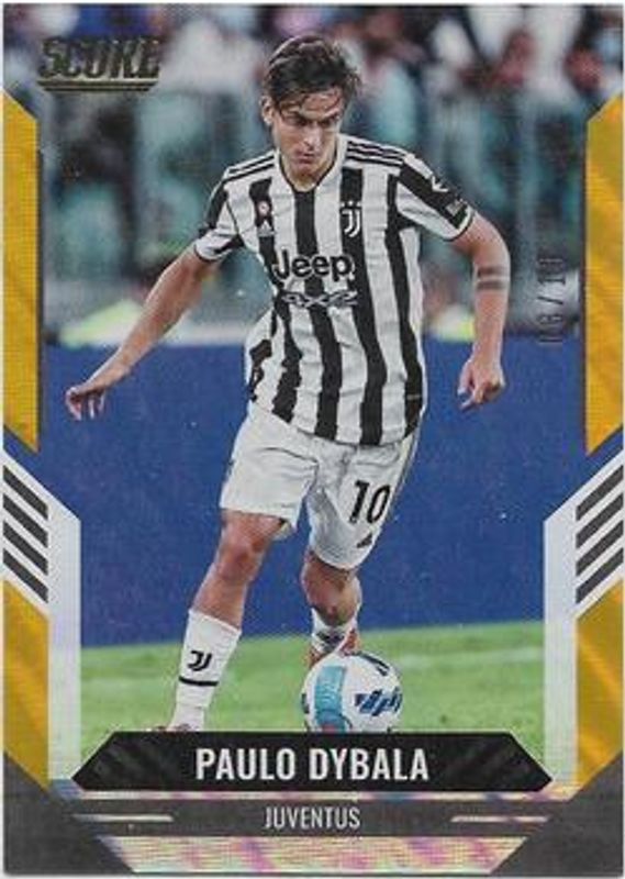 Paulo Dybala 2021 Score FIFA #132 Gold Lava /10 Price Guide - Sports ...