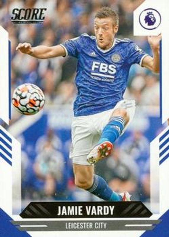 Jamie Vardy 2021 Score Premier League #100 Base Price Guide - Sports ...