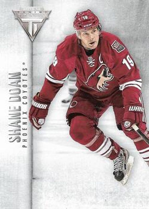 Shane Doan 2013 Titanium #89 Commons Retail /299 Price Guide - Sports ...