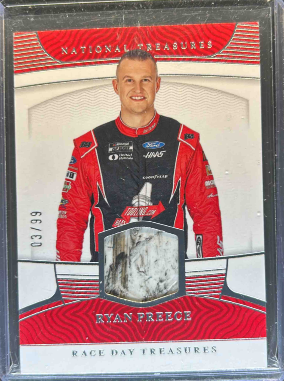 Ryan Preece 2023 National Treasures NASCAR #RDT-RPC Race Day Treasures ...