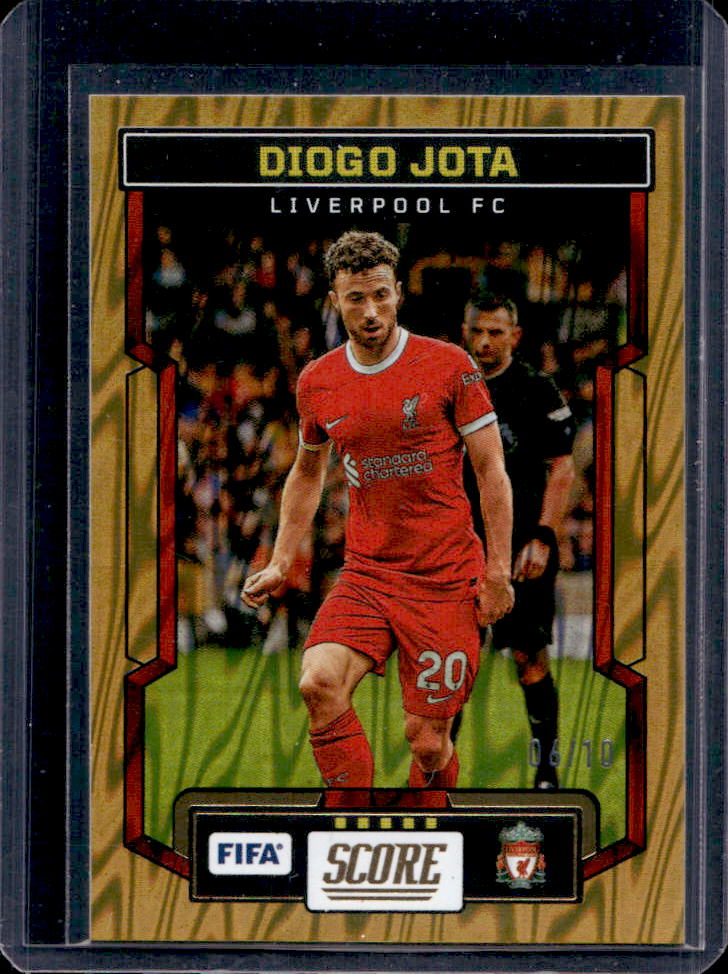 Diogo Jota 2023 Score FIFA #131 Gold Swirl /10 Price Guide - Sports ...