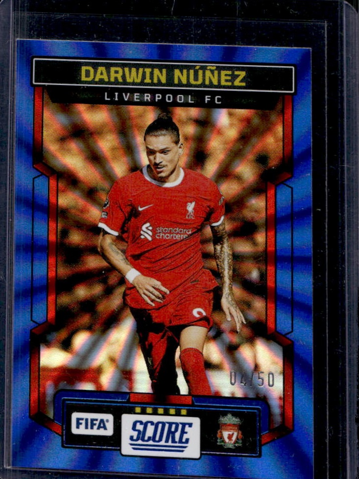 Darwin Nunez 2023 Score FIFA #132 Blue Laser /50 Price Guide - Sports ...