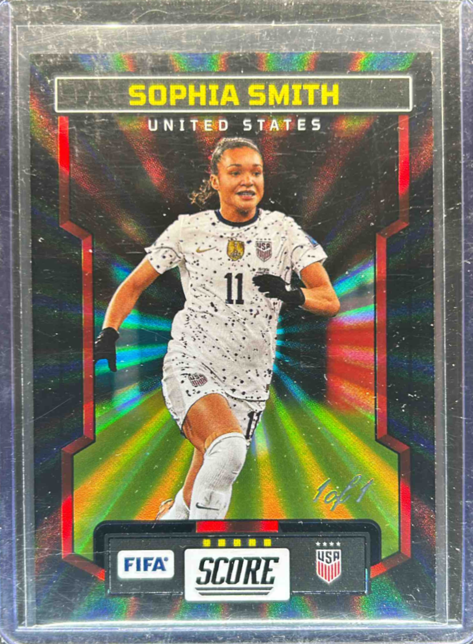 Sophia Smith 2023 Score FIFA #189 Black Laser /1 Price Guide - Sports ...