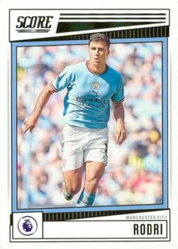 Rodri 2022 Score Premier League #130 Base Price Guide - Sports Card ...