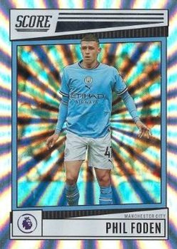 Phil Foden 2022 Score Premier League #128 Laser Price Guide - Sports ...