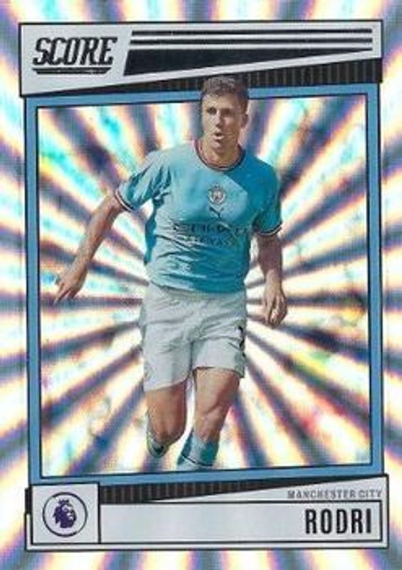 Rodri 2022 Score Premier League #130 Laser Price Guide - Sports Card ...