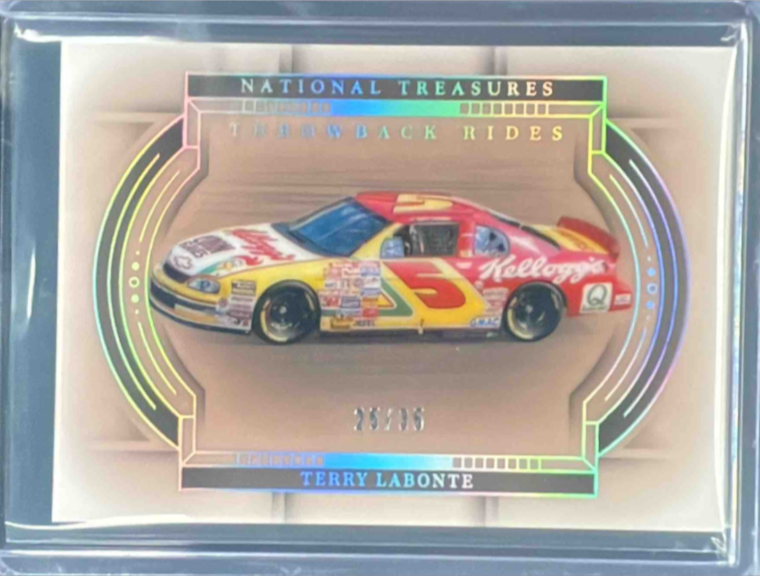 Terry Labonte 2024 National Treasures NASCAR #7 Throwback Rides /35 ...