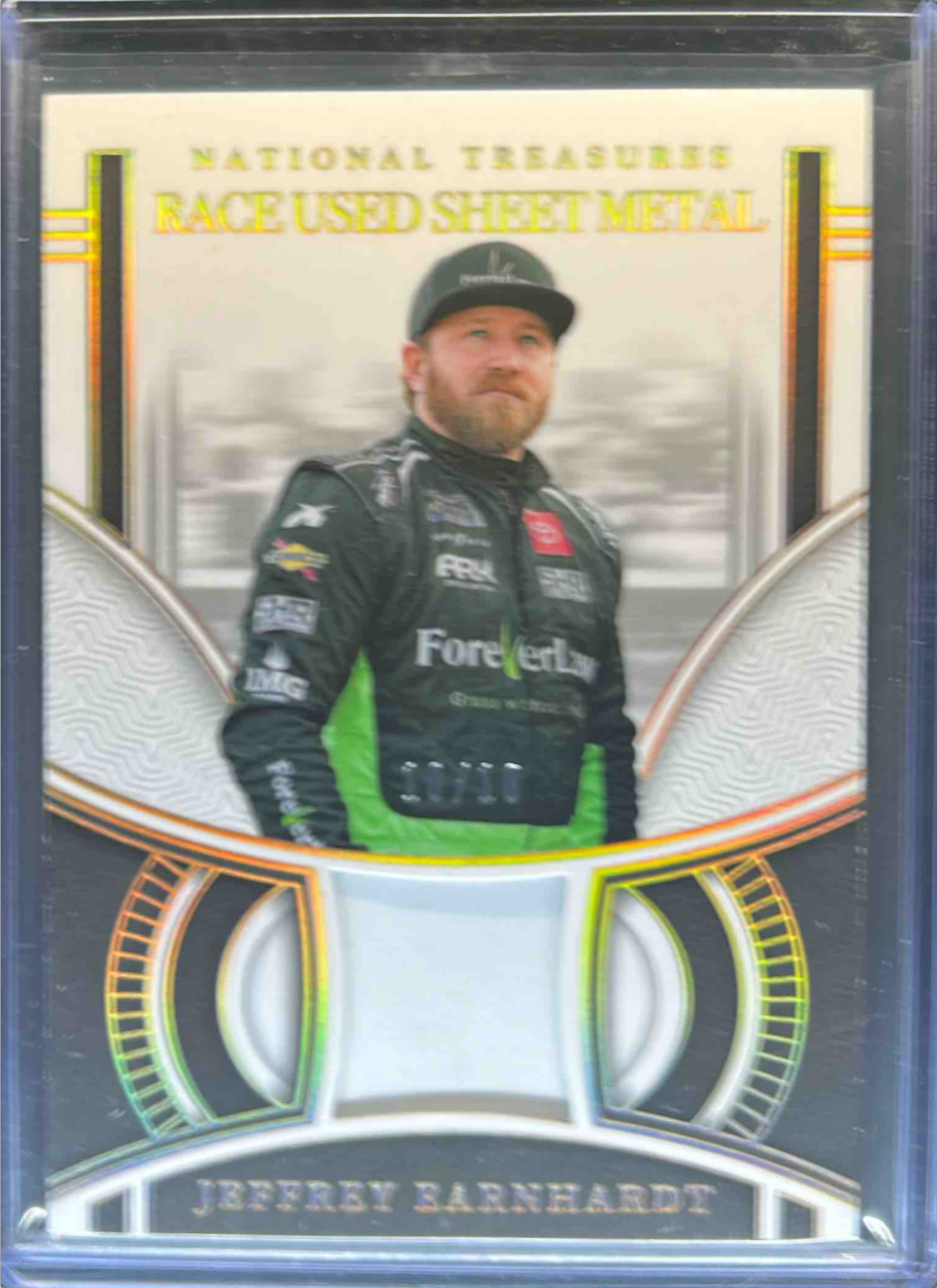 Jeffrey Earnhardt 2024 National Treasures NASCAR #RUS-JET Race Used ...