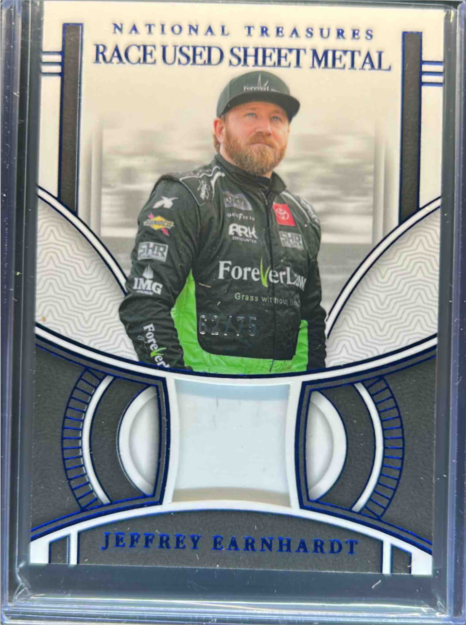 Jeffrey Earnhardt 2024 National Treasures NASCAR #RUS-JET Race Used ...