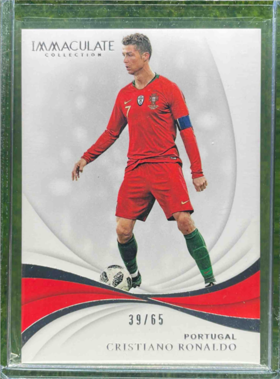 Cristiano Ronaldo 2018 Immaculate #100 Base /65 Price Guide - Sports ...