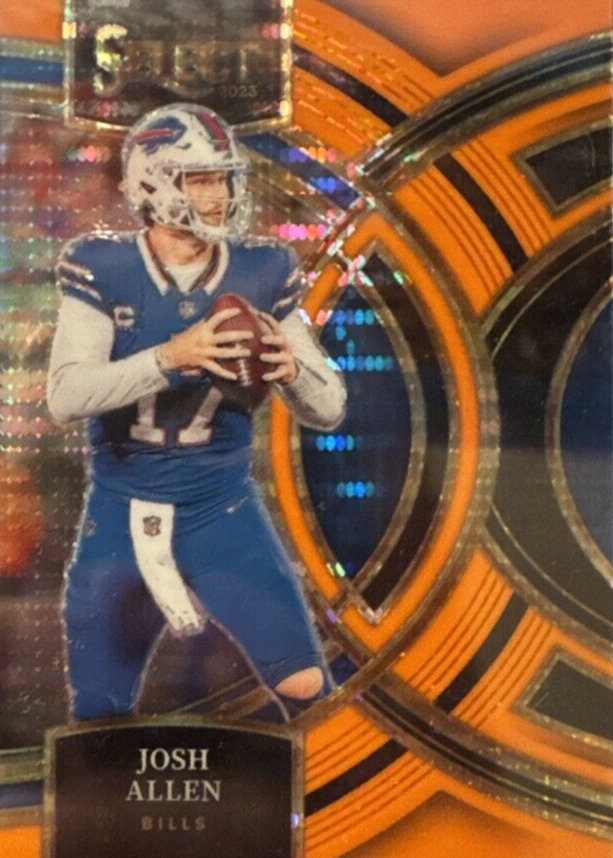 Josh Allen 2023 Select #200 Premier Level Neon Orange Pulsar /7 Price ...