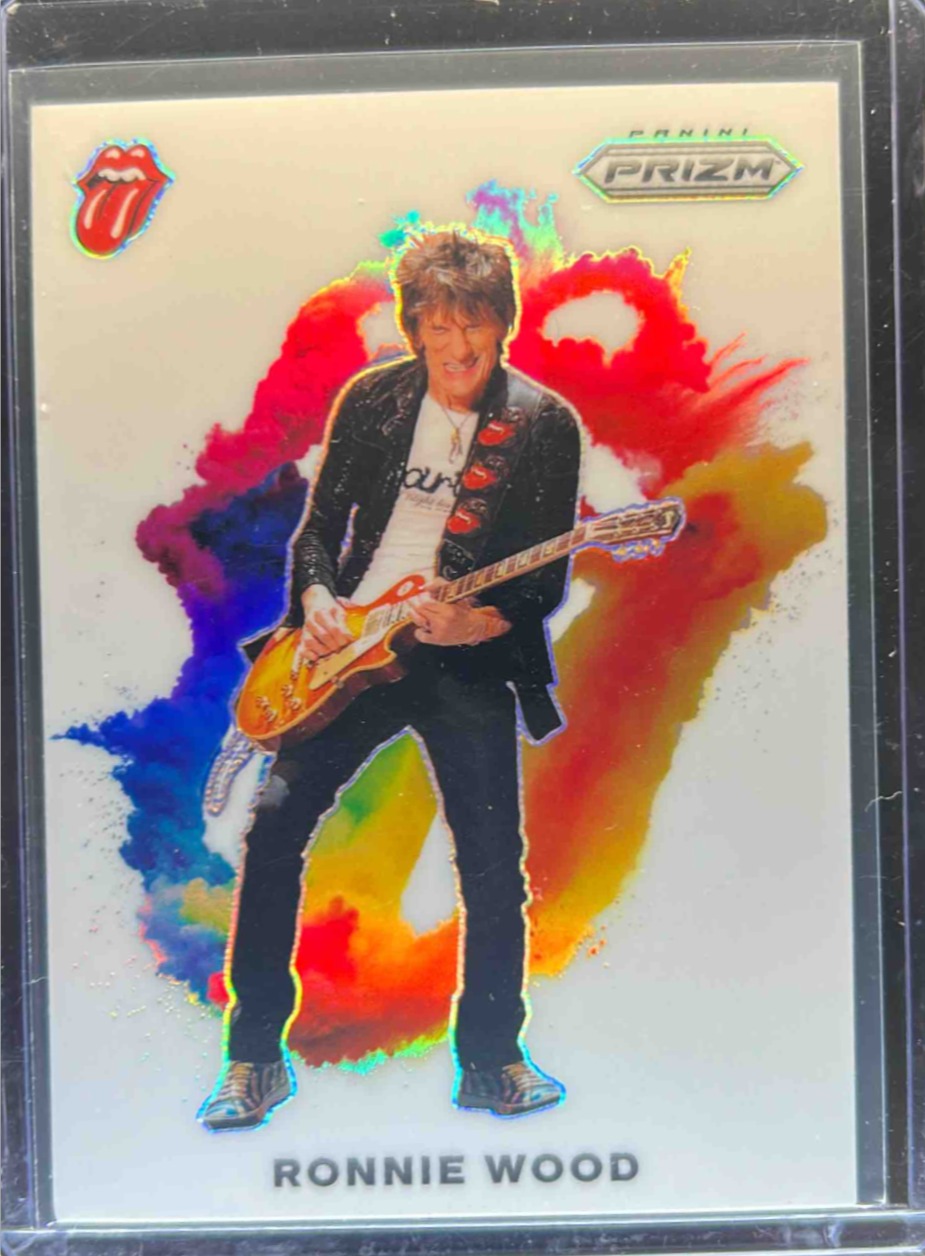 Ronnie Wood 2025 Prizm Rolling Stones #3 Color Blast Price Guide ...