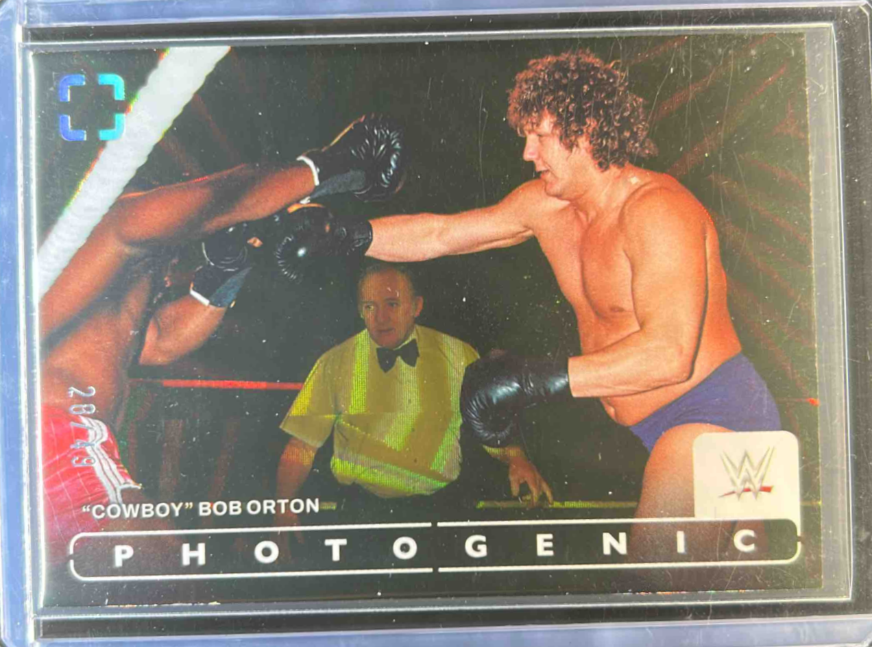 Cowboy Bob Orton 2024 Photogenic WWE #60 Wedges /49 Price Guide ...
